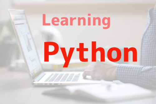 Progress in Python Learning | 自分流！ リスキリング